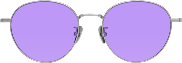 Silver Retro-Vintage Titanium Round Tinted Sunglasses with Medium ...