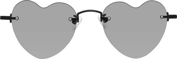 Black Geek-Chic Titanium Geometric Tinted Sunglasses with Light Gray ...