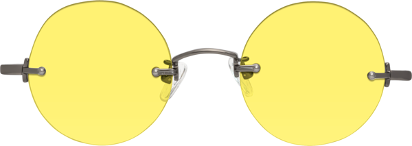 Gunmetal Retro-Vintage Round Rimless Tinted Sunglasses with Medium ...