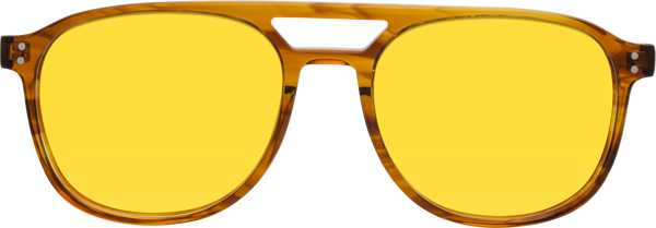 Amber striped Double Bridge Hipster Acetate Tinted Sunglasses with ...