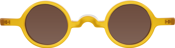 Honey Grandpa Geek-Chic Round Tinted Sunglasses with Brown Sunwear ...