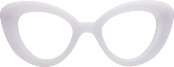 Lavender Mist Thick Acetate Cat-Eye Eyeglasses - Moon
