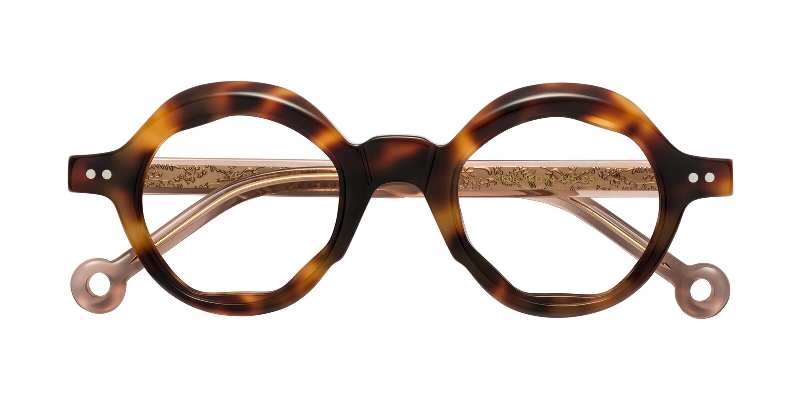 Tortoise Retro-Vintage Designer Round Blue Light Glasses - Skoe