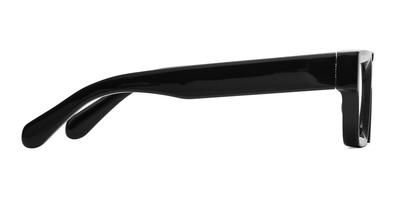 Black Thick Designer Rectangle Eyeglasses - Stockport