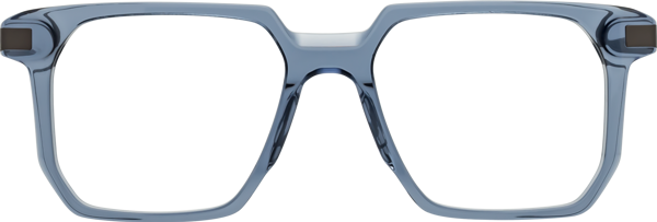 Transparent Blue Mixed Lightweight Square Eyeglasses - Eloise