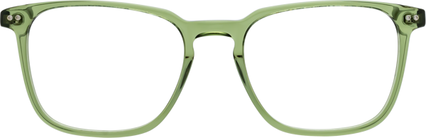 Transparent Green Lightweight Acetate Square Blue Light Glasses - Finco