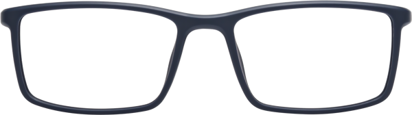 Matte Blue/Red Wrap Around TR90 Rectangle Eyeglasses - Kordii