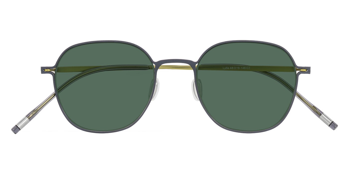 Slate Blue/Olive Flexible Magnesium Alloy Geometric Polarized ...