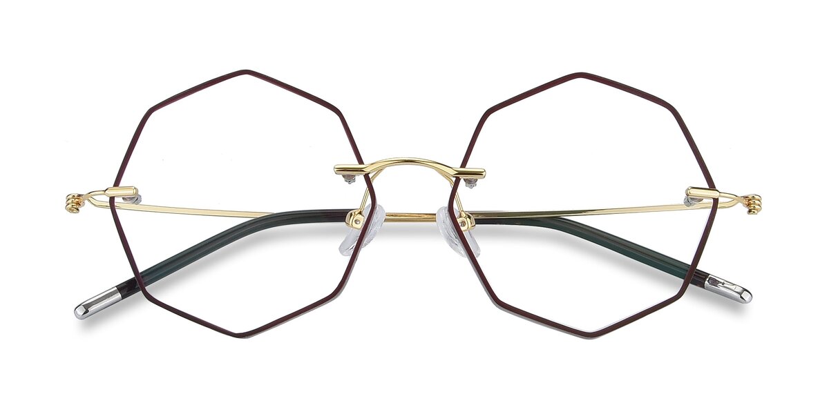 Black Geek-Chic Oversized Round Eyeglasses - Bloom