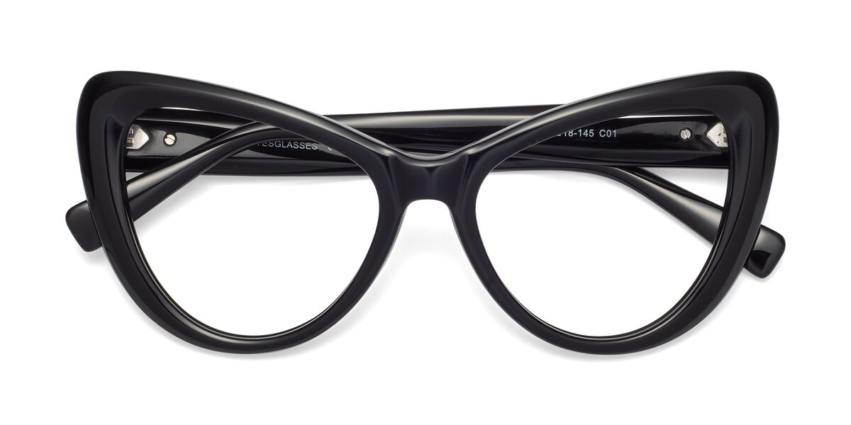 Caramel Retro-Vintage Acetate Cat-Eye Eyeglasses - Tiesi