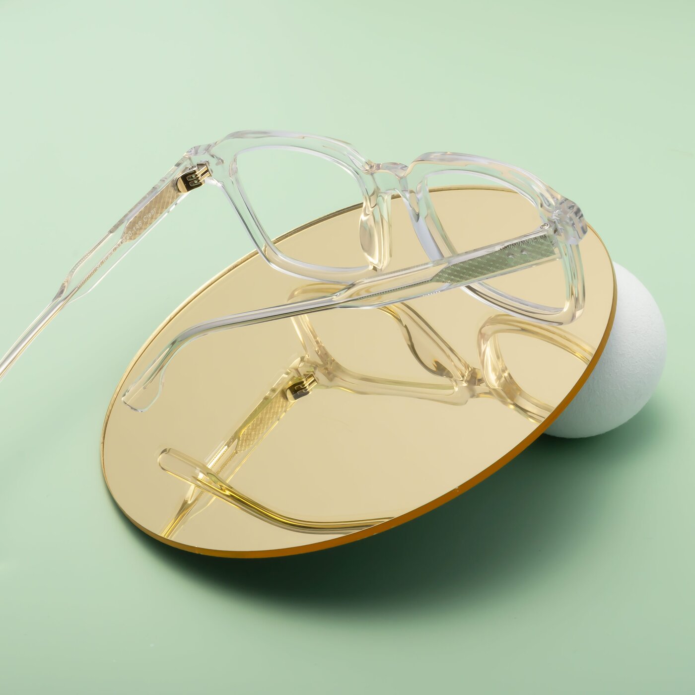 Clear Bifocal & Progressive Acetate Square Eyeglasses - St. Mark