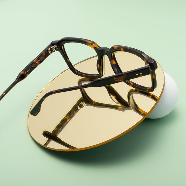 Tortoise Bifocal & Progressive Acetate Square Eyeglasses - St. Mark