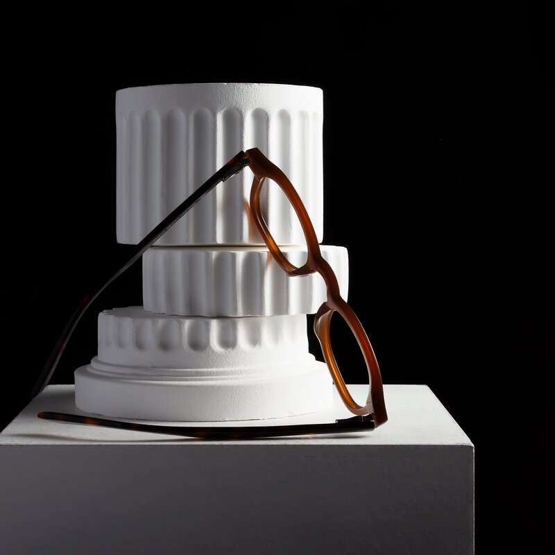Brown/Tortoise Keyhole Bridge Retro-Vintage Square Blue Light Glasses ...