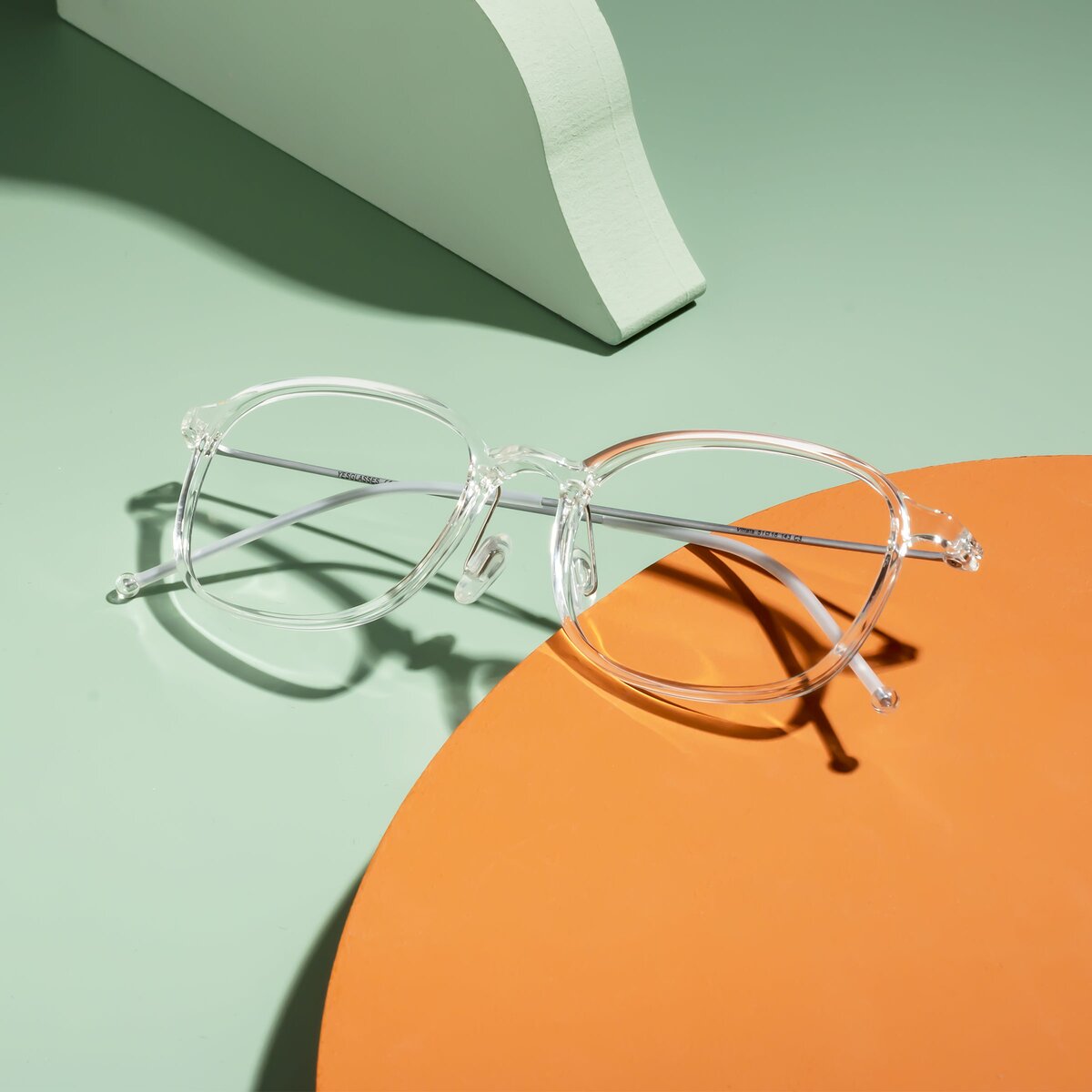 Clear Lightweight TR90 Rectangle Eyeglasses - Vittata